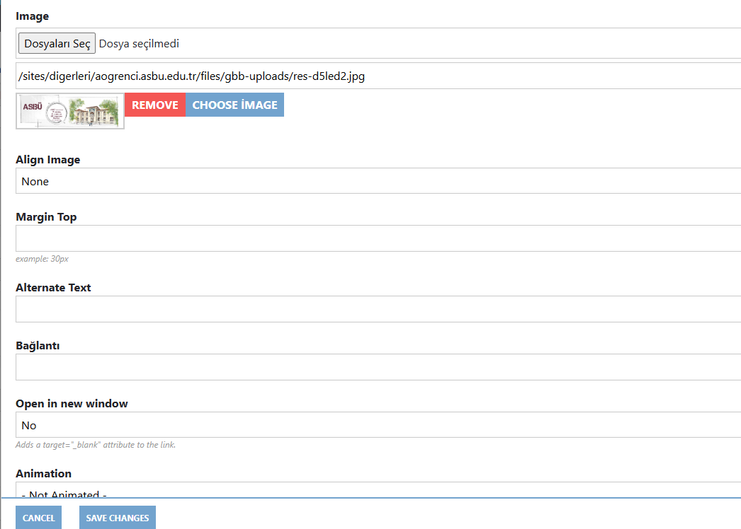 Config Block Builder | Asbu Bilgi Havuzu